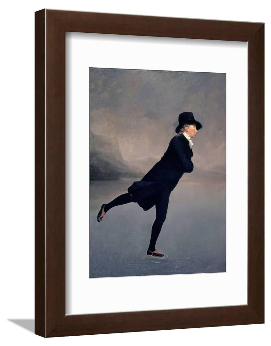 The Reverend Robert Walker Skating on Duddingston Loch, 1795 Framed ...