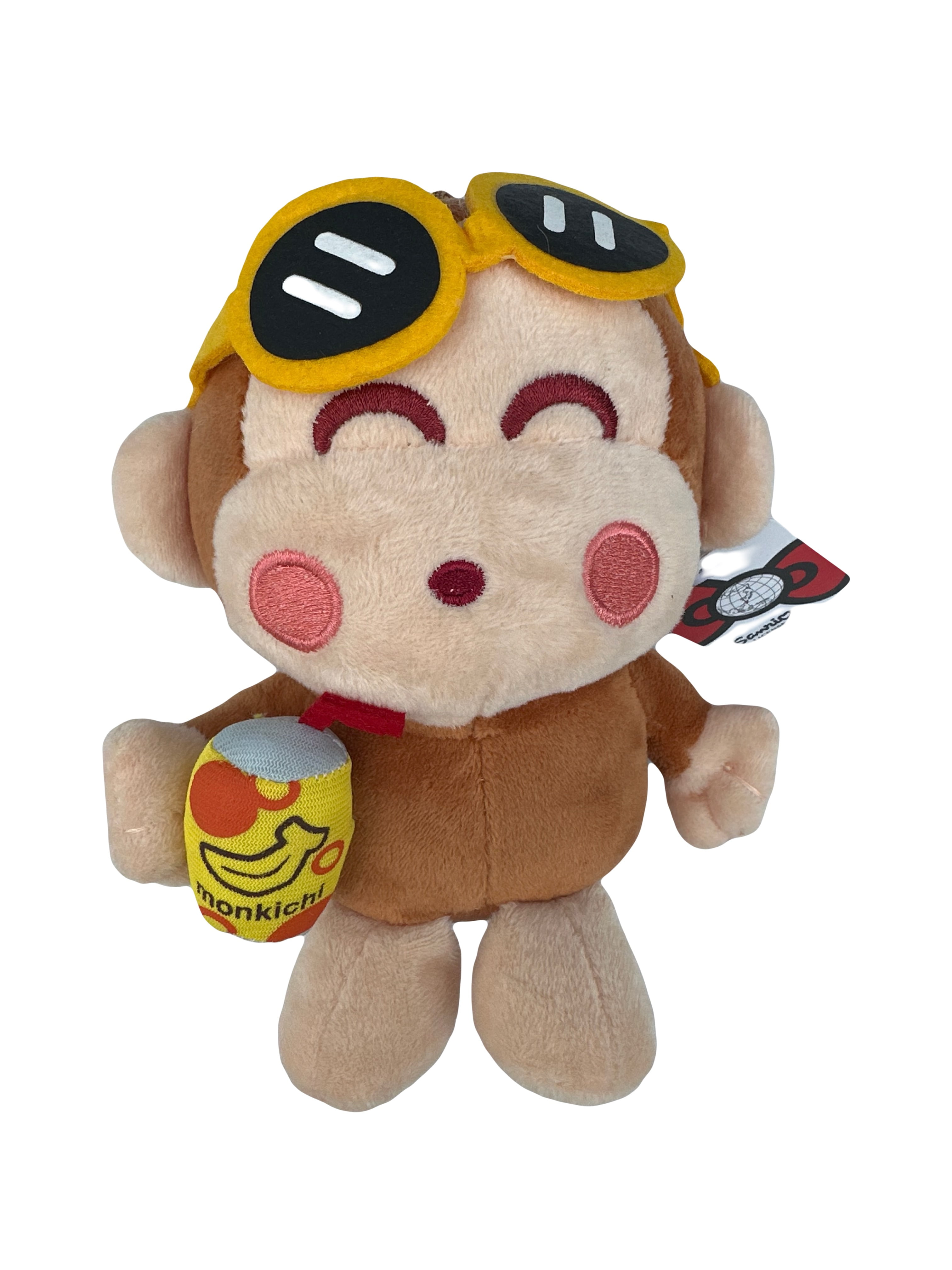 Small Size Monkichi Plush Toy (5in) - Monkichi And Banana Shake Plush ...