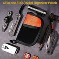 VIPERADE VE10 Tool Pouch, EDC Pocket Organizer for Men, Small EDC Organizer Pouch with 7 Pockets ...