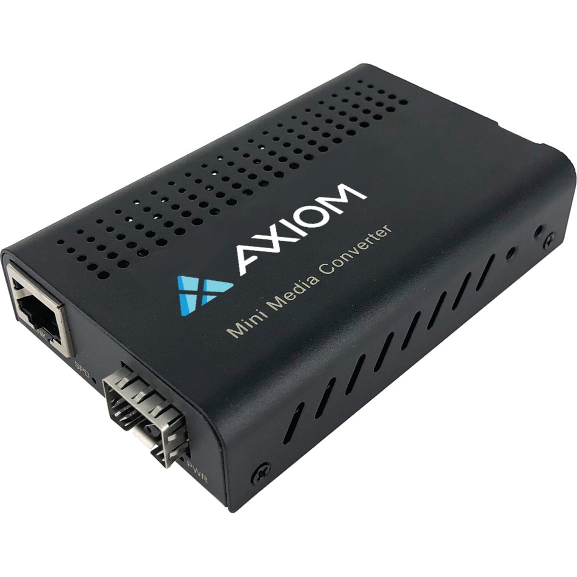 Axiom Mini 1000BASE-T to 1000BASE-FX Fiber Media Converter, Open SFP ...