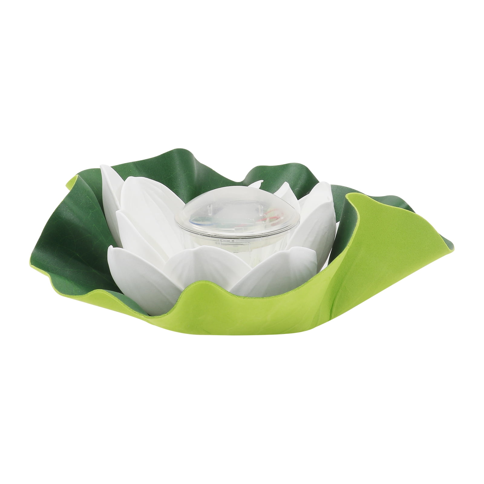 Floating Lotus Pool Light Lights Flower Lily Solar Flowers Artificial ...