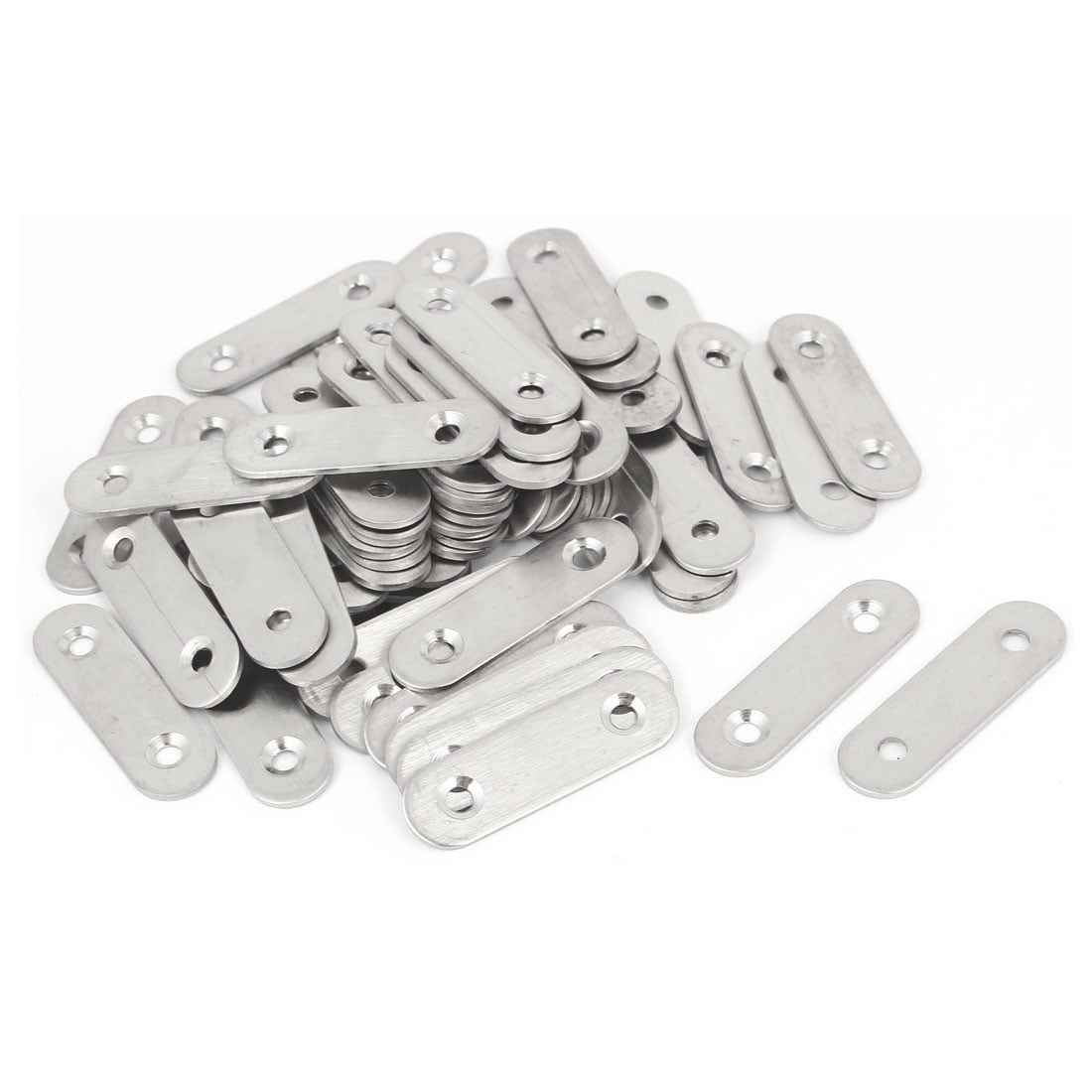 Uxcell 50mm x 15mm x 2mm Stainless Steel Straight Bracket Flat Repair ... Uxcell 50mm x 15mm x 2mm Stainless Steel Straight Bracket Flat Repair ...