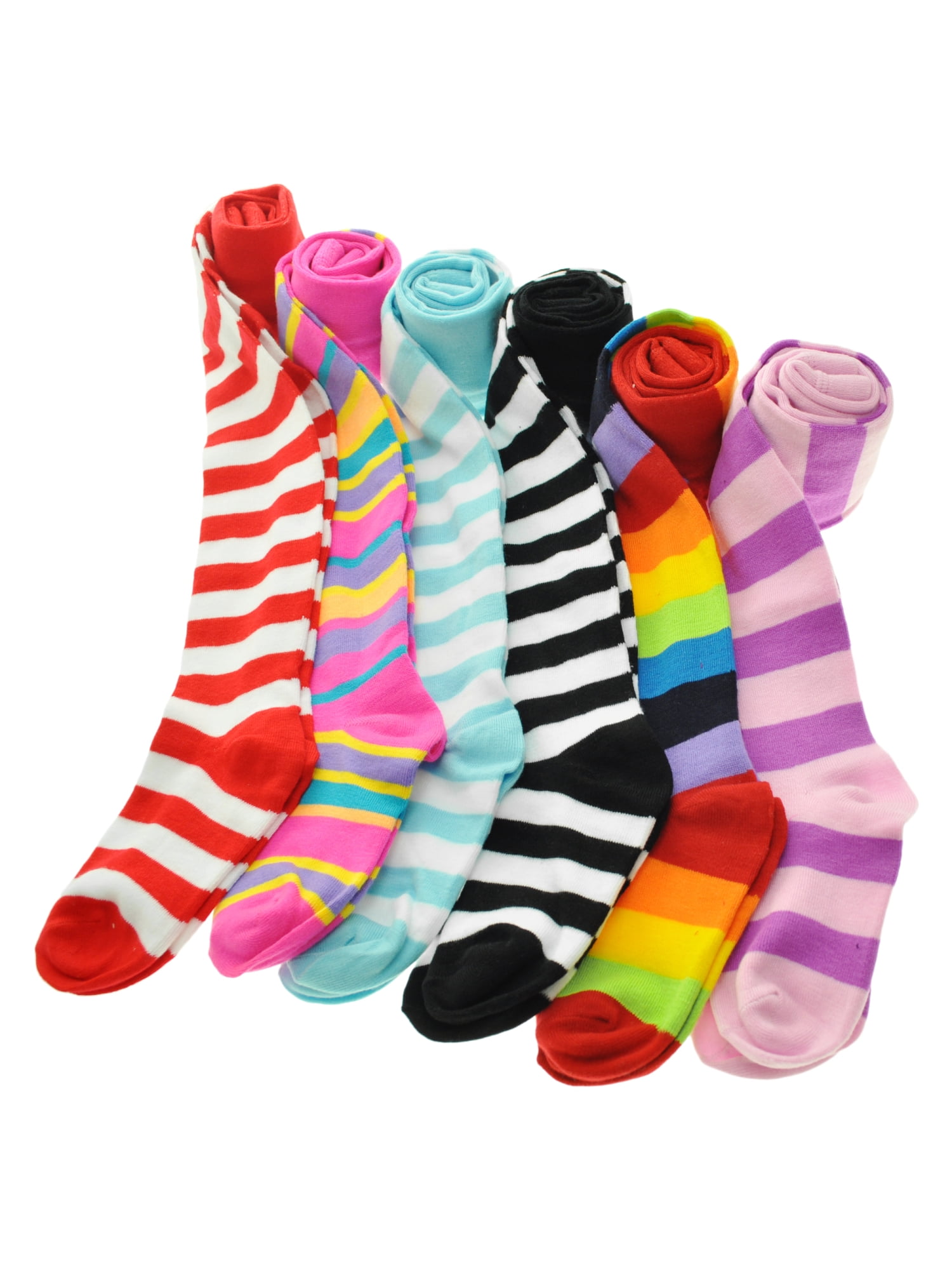 Angelina Girl's Patterned Winter Tights (6-Pack) - Walmart.com