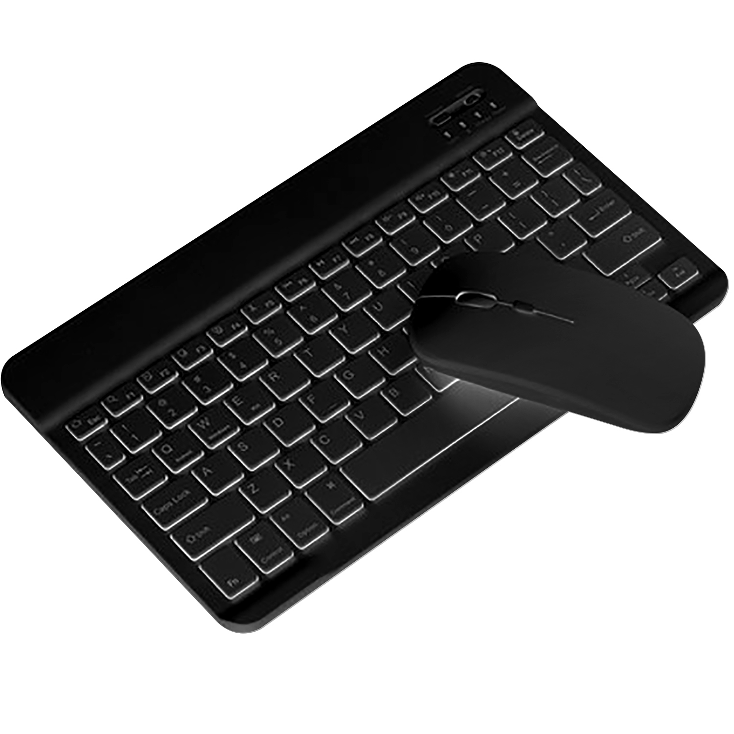 Enkey Rechargeable Bluetooth Keyboard And Mouse Combination Ultra Thin Portable Compact Wireless