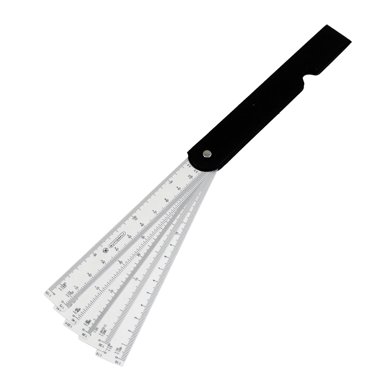Unique Bargains Scale Ruler Plastic Foldable Architect Engineer Metric ...
