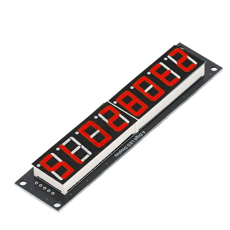 Spptty LED Segment Display Module,8 Digit Tube LED 7 Segment Display Module 74HC595 Drive Chip 0 ...