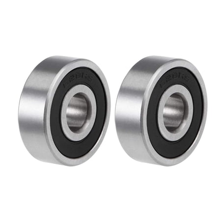 628-2RS Deep Groove Ball Bearings Z2 8mm X 24mm X 8mm Double Shielded ...