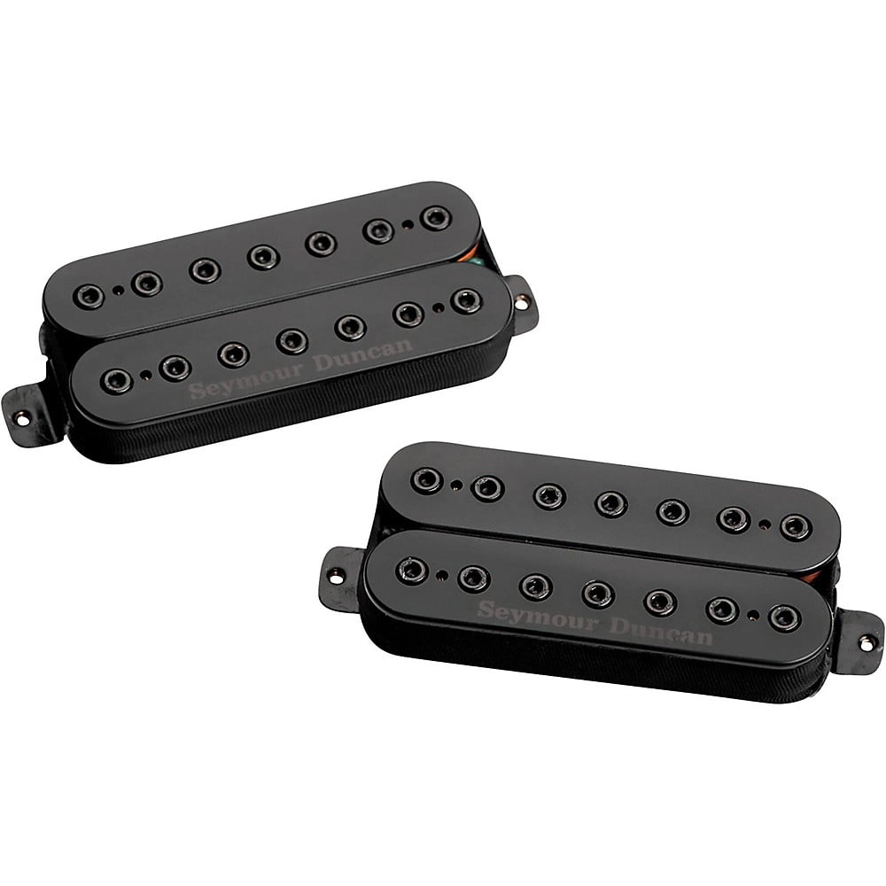 Seymour Duncan M Holcomb Alpha Omega 7 String Pickup Set Black Bridge