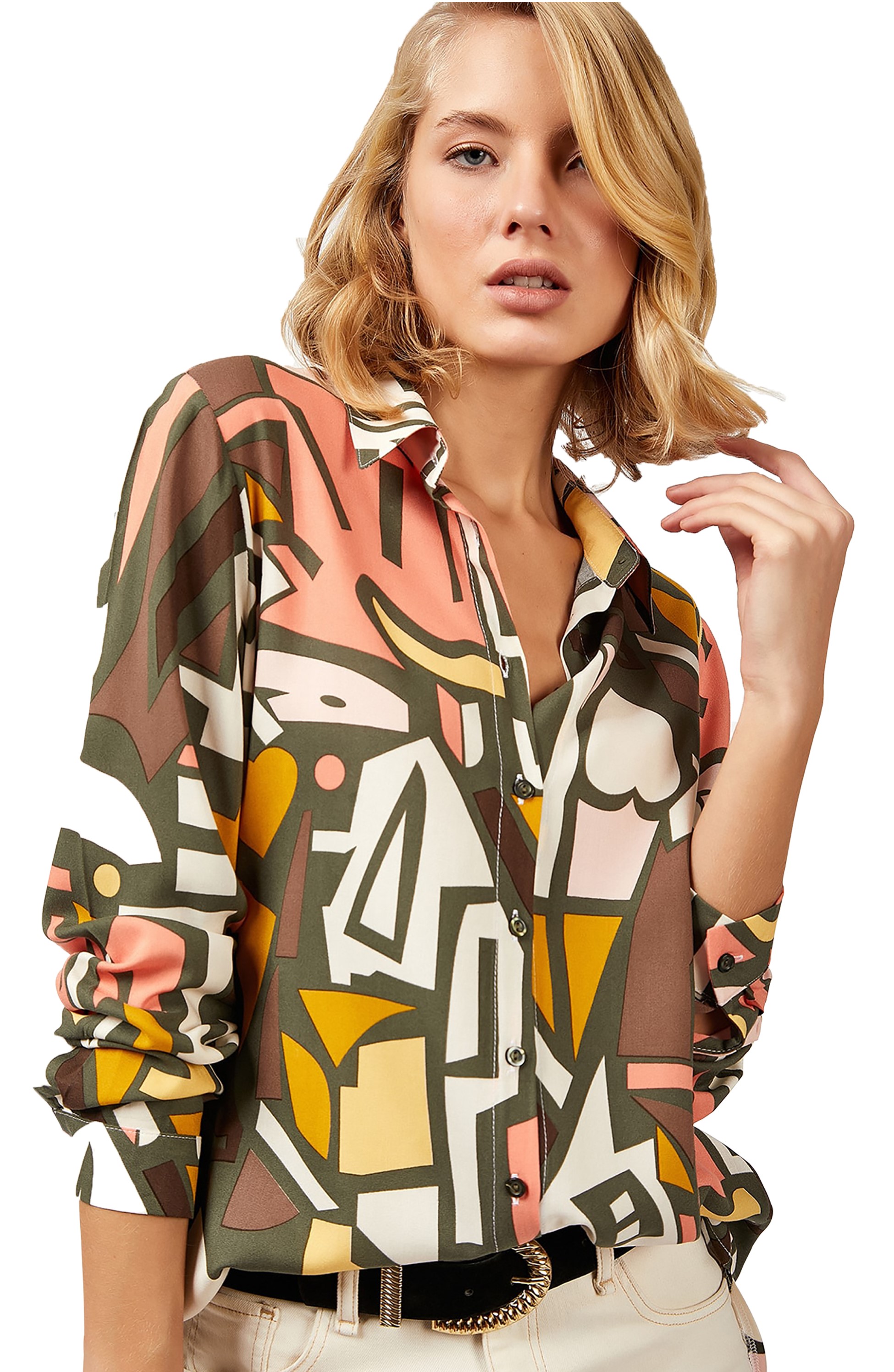 Women s Fashion Blouses Long Sleeve Button Down Shirts Khaki Medium Women s Fashion Blouses Long Sleeve Button Down Shirts Khaki Medium