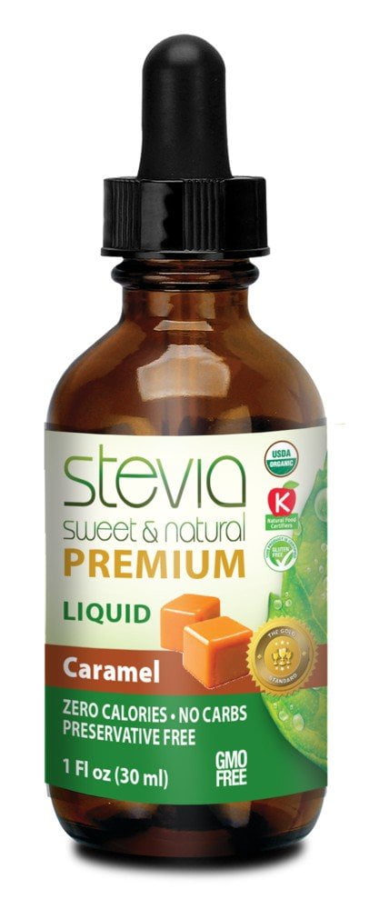 Stevia International Stevia Sweet & Natural Caramel 1 oz Liquid ...