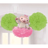 Disney Jake and the Neverland Fluff Characters Blue Paper Hanging Pom ...