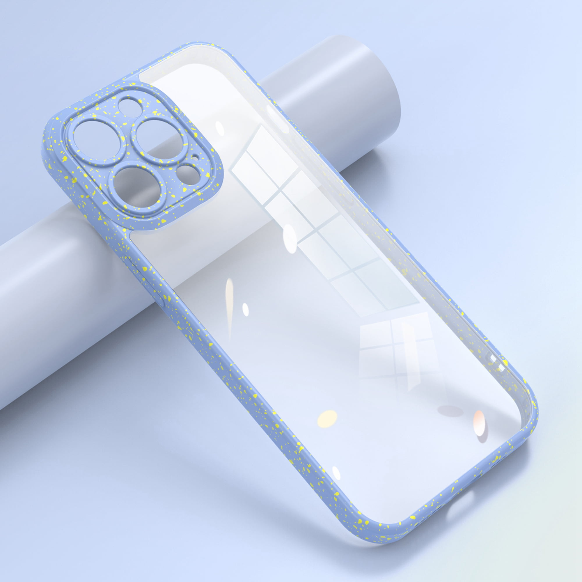 Apple iPhone 13 Pro Max Case, Dteck Rugged Shockproof Crystal Clear Back Hard Case Shell for ...