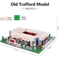 Honchoes Old Trafford Soccer Stadium Building Set Mini Not Compatible ...