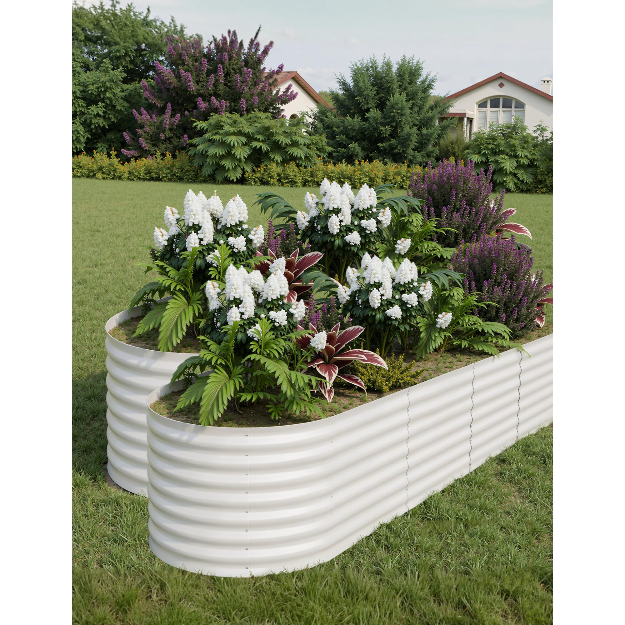 Click here for Tropow 2-Piece Raised Garden Beds  Galvanized Stee... prices