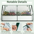 Topbuy DIY Indoor 6FT x 3FT x 3FT Raised Garden Bed Kit with Greenhouse & Planter Box - Walmart.com