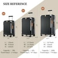 Joyway 20 inch Expandable Hard Luggage Set with USB Port, Cup Holder ...