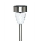 Mainstays 6-Count Solar-Powered Tapered Column Pathway LED Light Set in ...