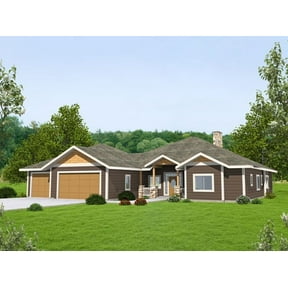 001-3369: Northwest Ranch 3 Bed, 2 Bath Luxury Home Plan, 2732 Sq Ft ...
