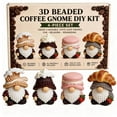 ZZAIXHL 3D Beaded Animal Kit set of 4 Cute Gnome Kit DIY Bead For ...