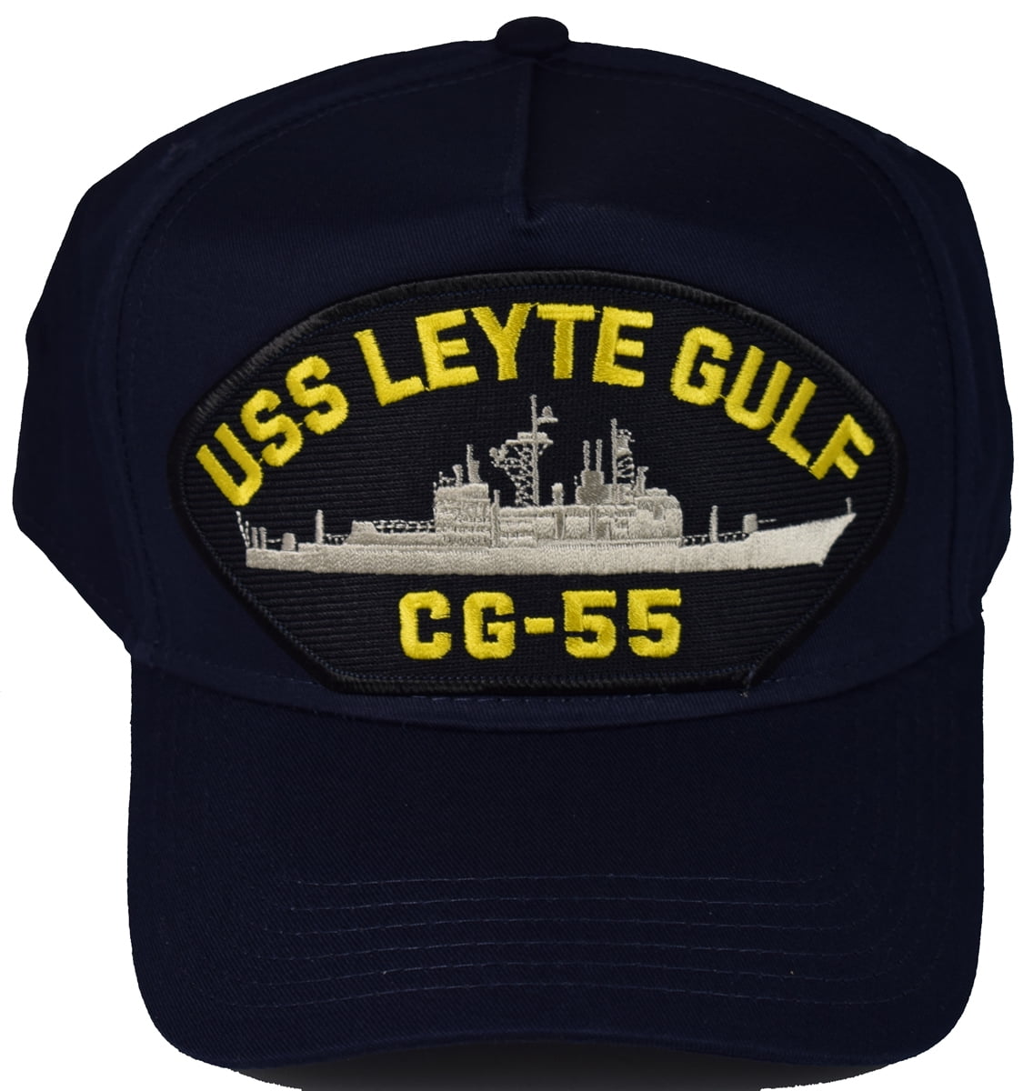 USS LEYTE GULF CG-55 SHIP HAT - NAVY BLUE - Veteran Owned Business ...