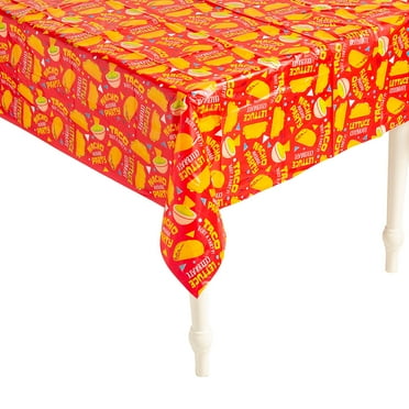 Fun Express Bright Fiesta Plastic Tablecloth Roll - Walmart.com