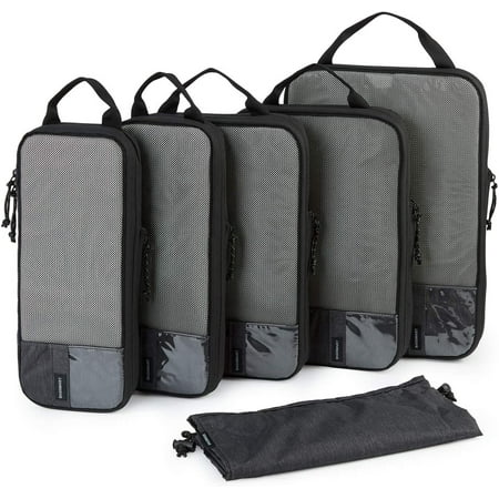 Packing Cubes, 6 Set Packing Organizers for Travel, Expandable Luggage ...