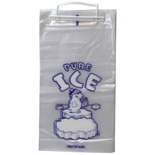 International Plastics PB-ICE-8PW 8 lbs Polar Bear Wicketed Icebags ...