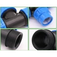 Pp Fitting Screw Clamp Connector Pe Pipe Pvc Plastic 20 25 32 40 50