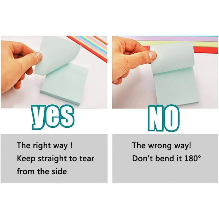 Yellow Post It Notes 3x3 8 Pads) Pop-up Sticky Notes 3x3 Inches, 8 ...