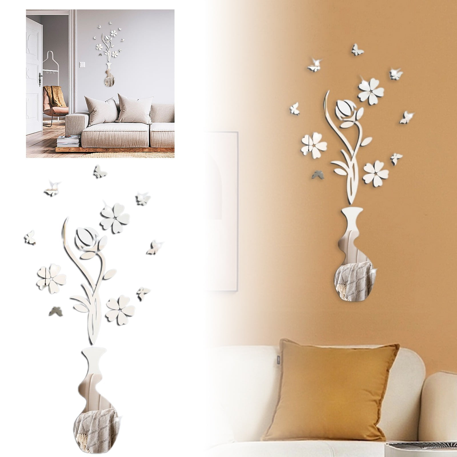 Click here for Hhsfuzhuangggg Elegant Wall Stickers 3d Flower Déc... prices