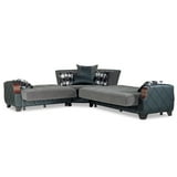 MOLINA SECTIONAL FLOKET GRAY - Walmart.com