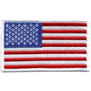 Tactical USA Flag Patch with Velcro Backing - Walmart.com