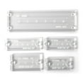 10Pcs Clear Terminal Block Covers Plastic Housing Fixed Wiring Board ...