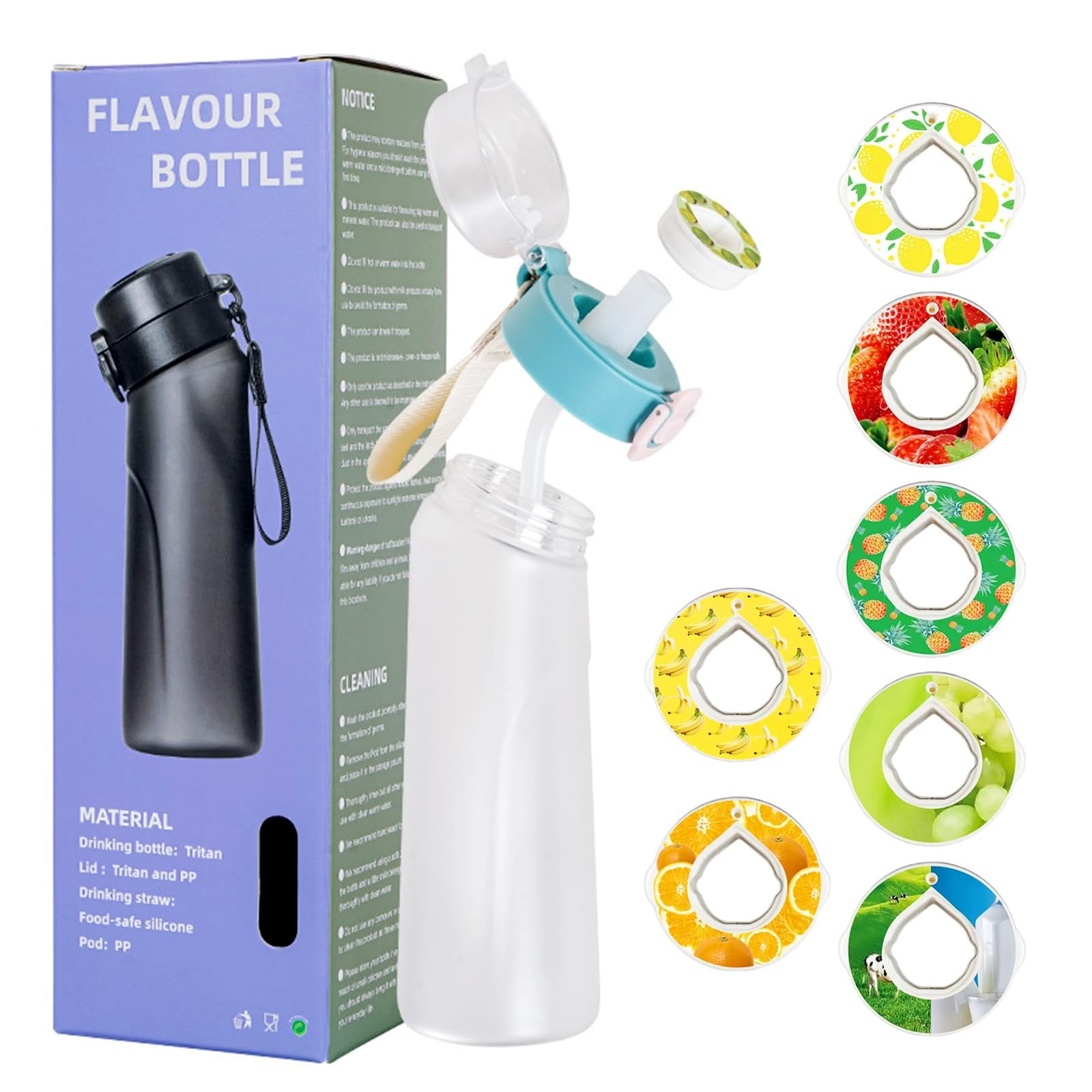 Paquete de cápsulas de sabor de botella de agua de perfume | Accesorios ...