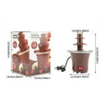 HuiXinOu 3-Tier Chocolate Fountain Machine for Home Use, Melting Pot ...