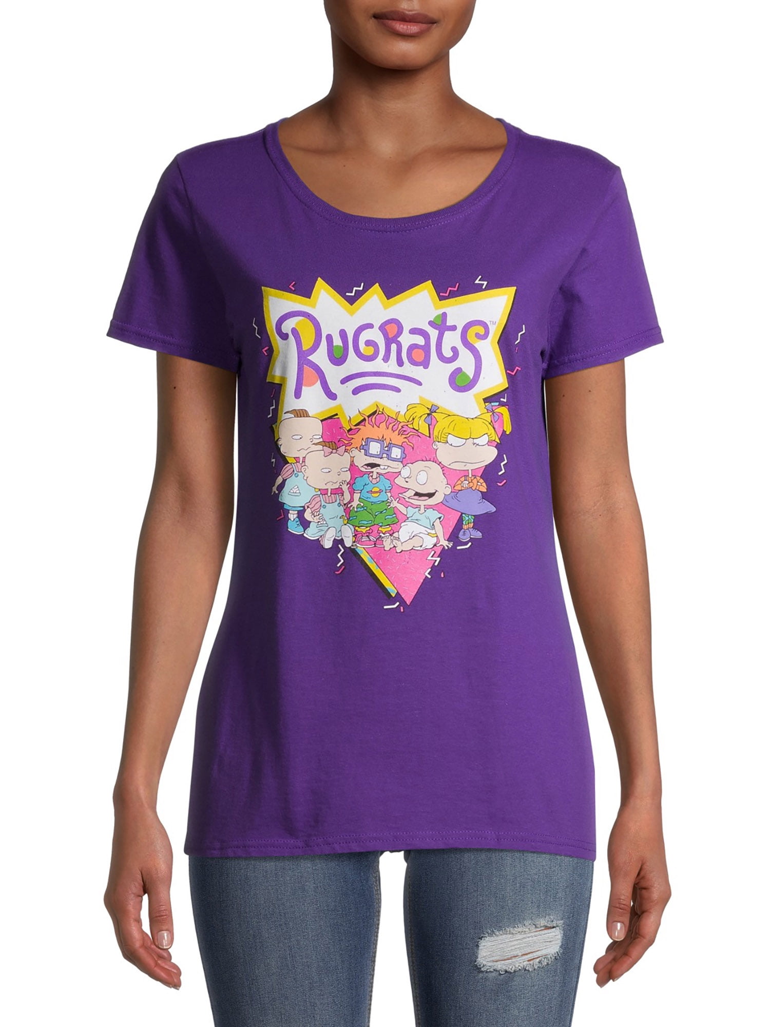 Nickelodeon Women's Rugrats Short Sleeve Graphic T-Shirt - Walmart.com