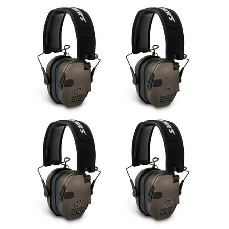 Walkers Razor Ear Protection Dark Earth Slim Shooter Folding Earmuffs ...