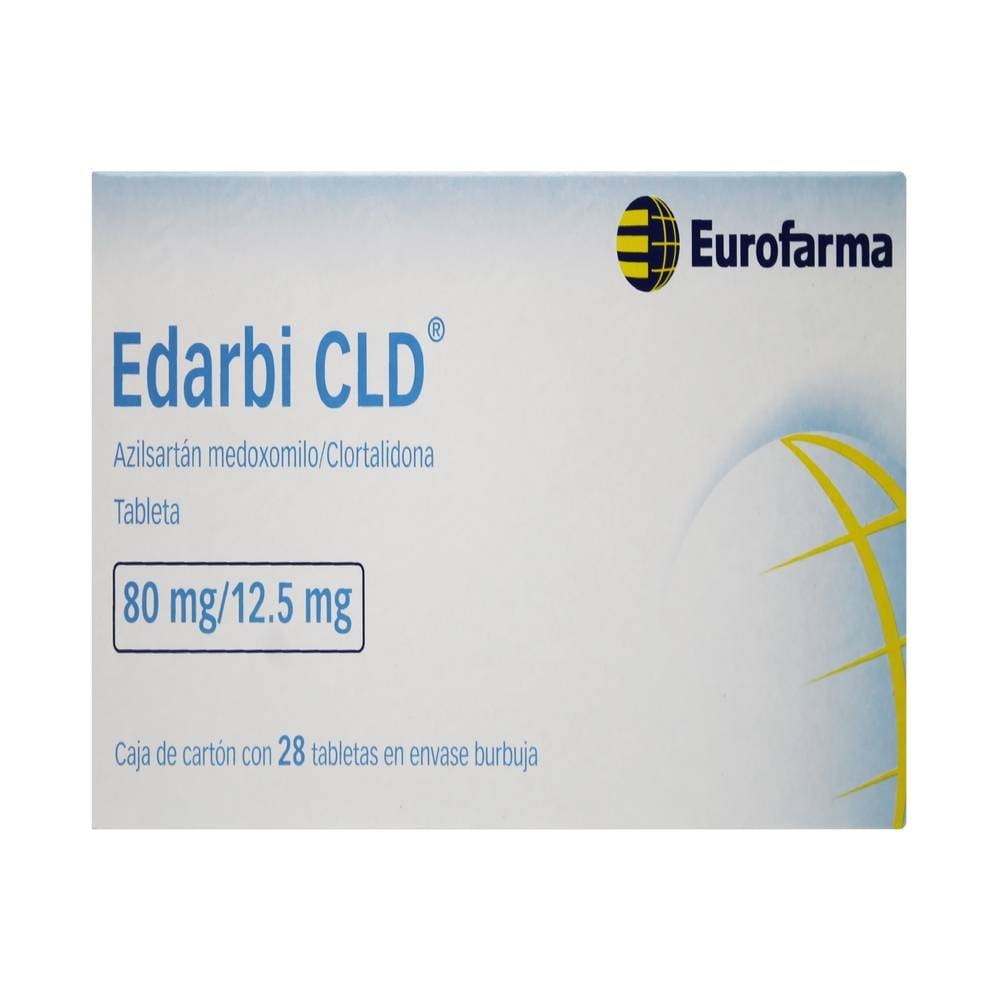Edarbi Cld 28 tabletas 80 mg/12.5 mg | Walmart en línea