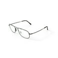 TiFlex Men's T1039 Aviator Aviator Prescription Eyeglasses with Case ...