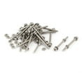Uxcell M2 x 25mm 304 Stainless Steel Pan Head Screws Nuts w Washers (25 Sets) - Walmart.com