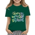 CPNG Kids Girls and Boys Happy 100 Days of School T Shirt Funny 100th ...