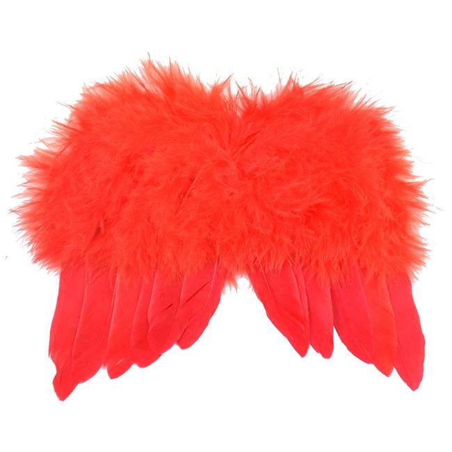 Midwest Design Imports 10974 Mini Feather Wings, Red - 3 Piece ...