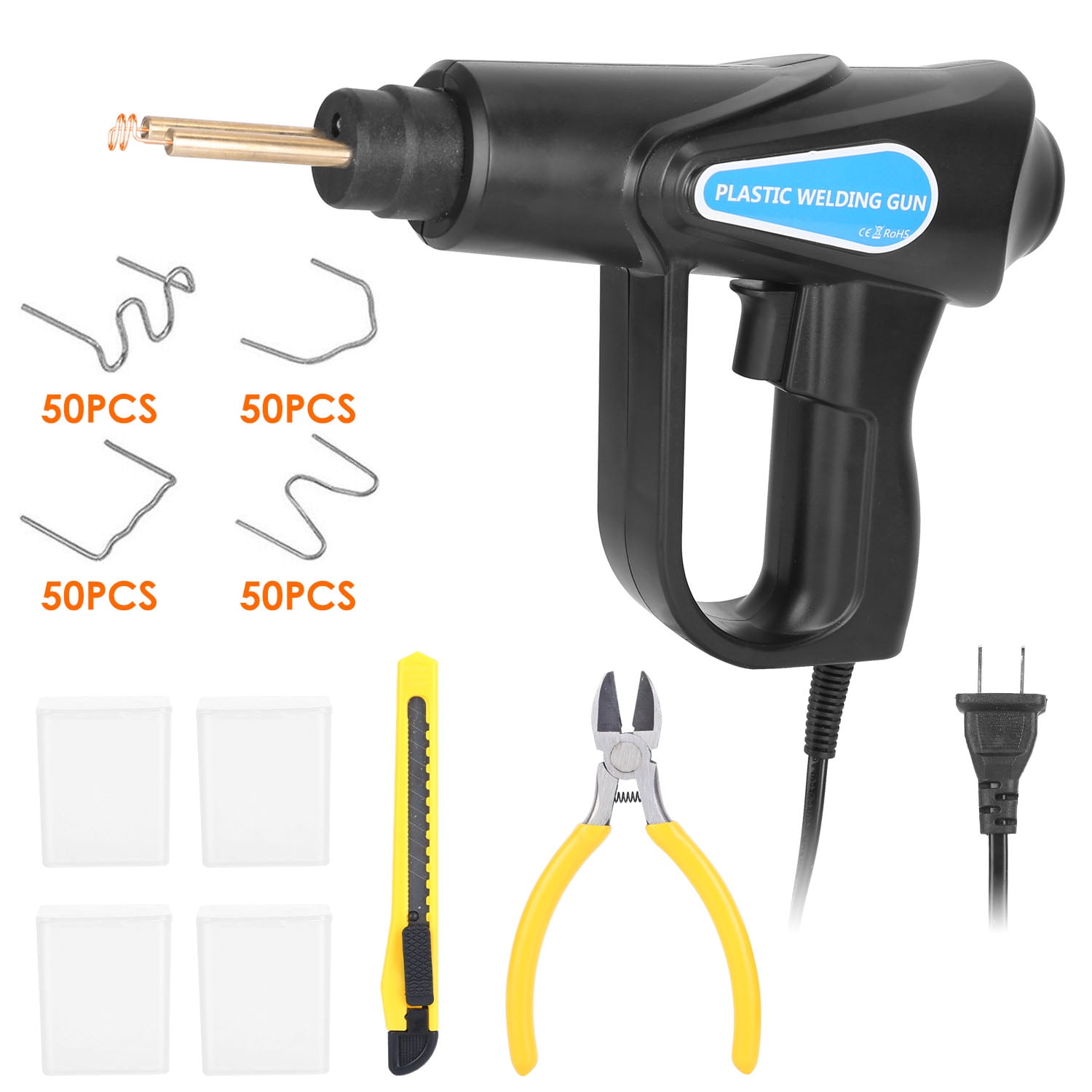 70W Plastic Welder Kit, iMounTEK Car Bumper Repair Kit with 4 Types of ...