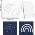 1Set Acrylic Earring Handwork Template Card Leather Cutting Stencils ...