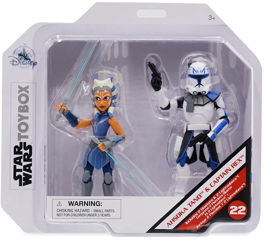 Star Wars Toybox Ahsoka Tano & Captain Rex Action Figure 2-Pack ...