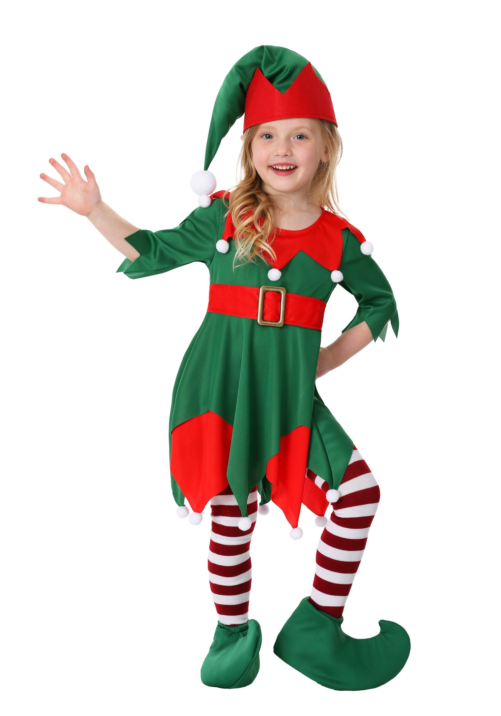 Toddler Girl's Santa's Helper Costume - Walmart.com