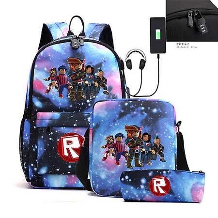Roblox Game Peripheral Usb Charging Men's And Women's Backpack Single ...