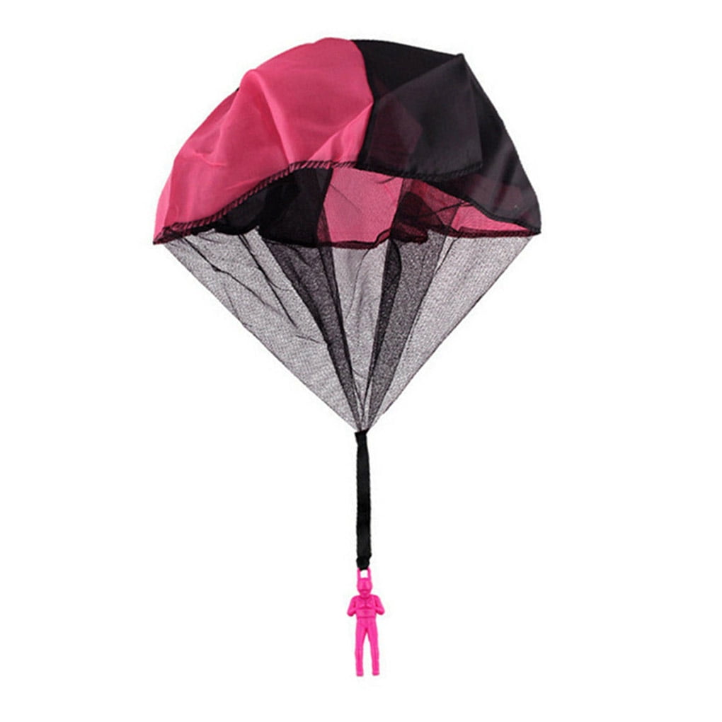 Kids Parachute Toy Outdoor Hand Throwing Parachute Educational Landing ...
