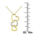 Handcrafted 10kt Gold Floating Heart Charm Pendant - Walmart.com