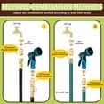 PLUMYHG-Garden Hose Repair Quick Connect Fittings, Brass Garden Hose ...